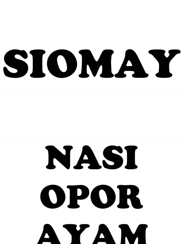 Nama Menu PDF