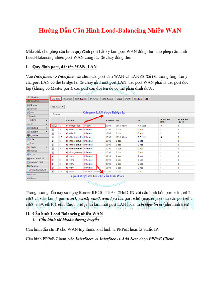 Mik Cau Hinh LoadBalancing | PDF