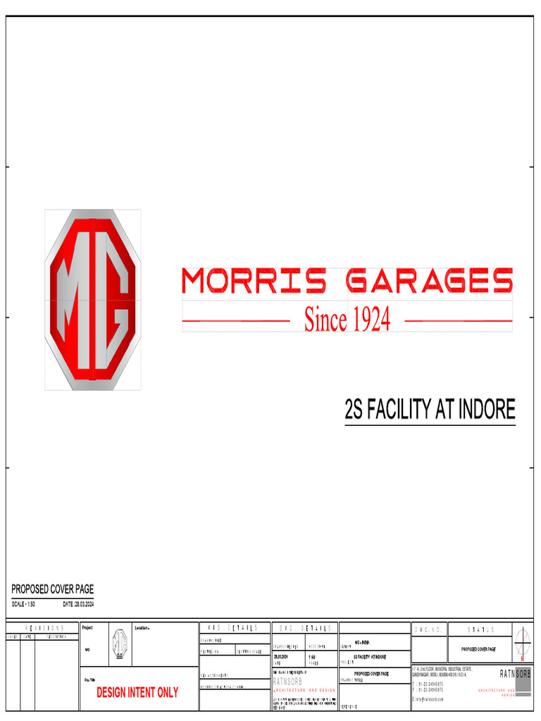 MG Indore 2s Drawing Set | PDF
