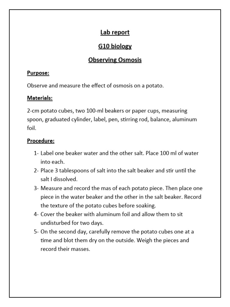 Lab Report 2 Biology | PDF | Science & Mathematics