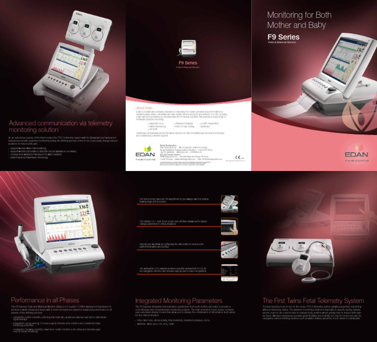 EDAN-F9 Series | PDF | Childbirth | Monitoring (Medicine)