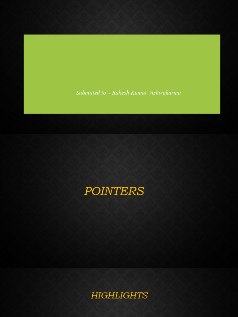 S V Polytechnic College Pdf Pointer Computer Programming Integer Computer Science