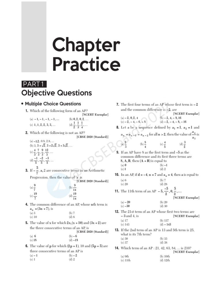 10 Maths QB Ch. 2 | PDF | Mathematics