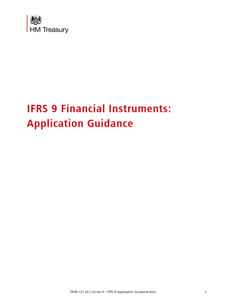 IFRS 9 Financial Instruments | PDF | Fair Value | International Financial Reporting Standards