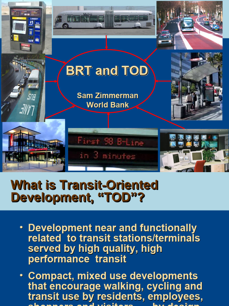 TOD and BRT | PDF | Rapid Transit | Public Services