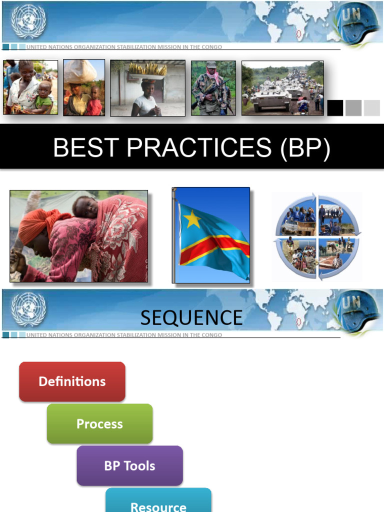 Best Practices in UN Mission - pptx12 | PDF | United Nations ...