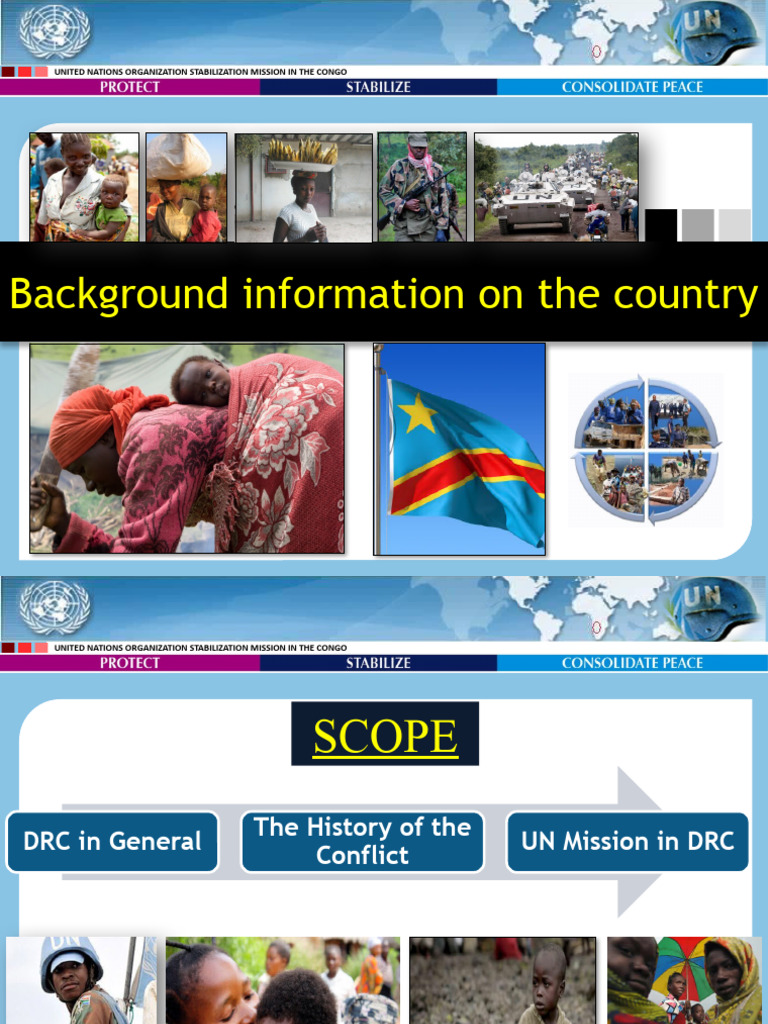 UN Mission & Conflict in DRC | PDF | Democratic Republic Of The Congo