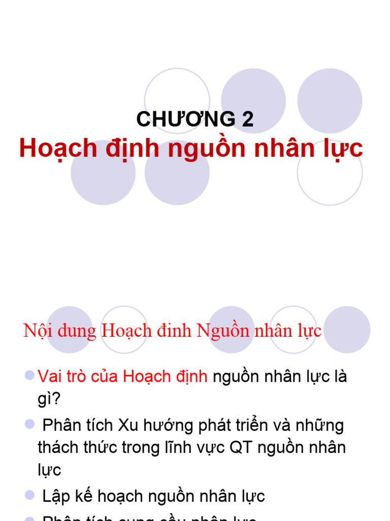 Chuong 2 - Hoach Dinh NNL | PDF