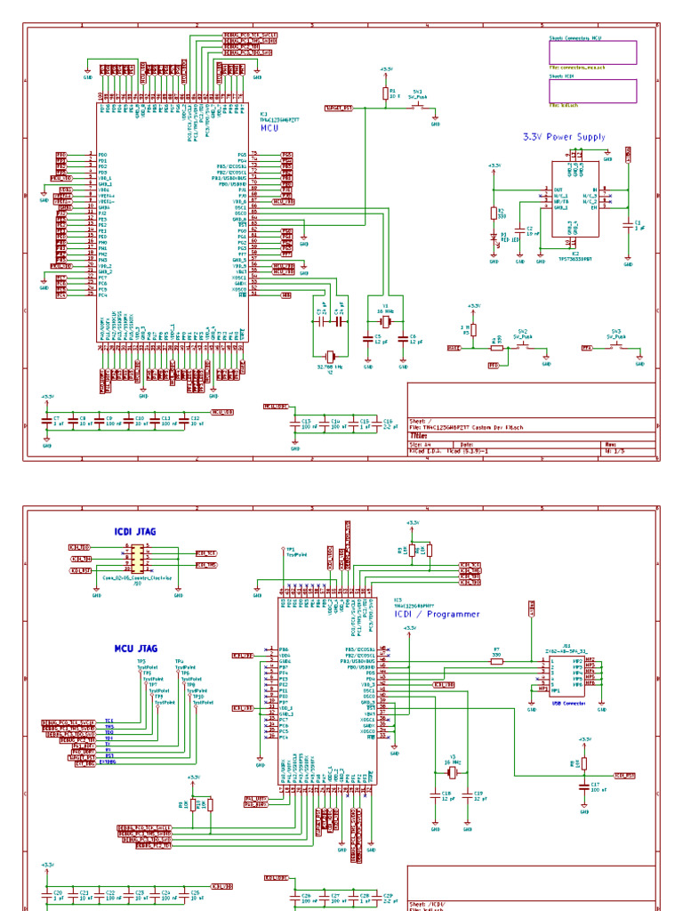 TM4C123GH6PZ Custom Dev Board | PDF