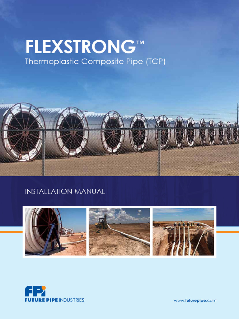 Flexstrong Installation Manual | PDF | Pipe (Fluid Conveyance) | Forklift