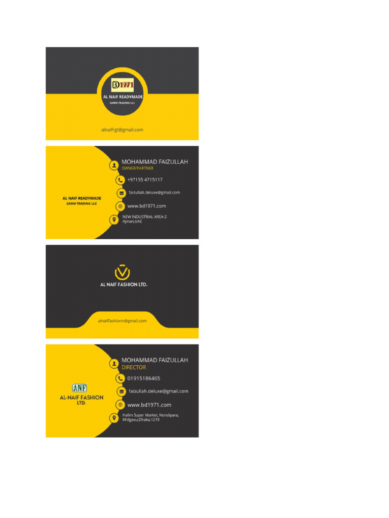 Visiting Card o | PDF