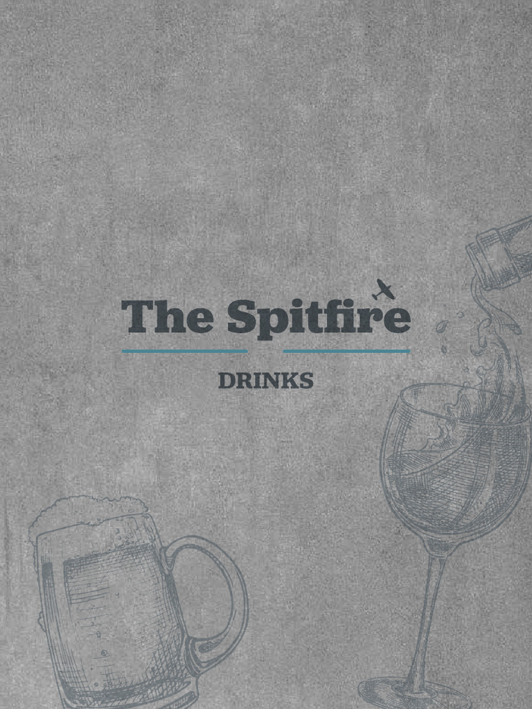 Tattershall Lakes Drinks Menu Spitfire Resized | PDF | Edible Fruits | Rose