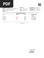 Blood Group Report Template | PDF