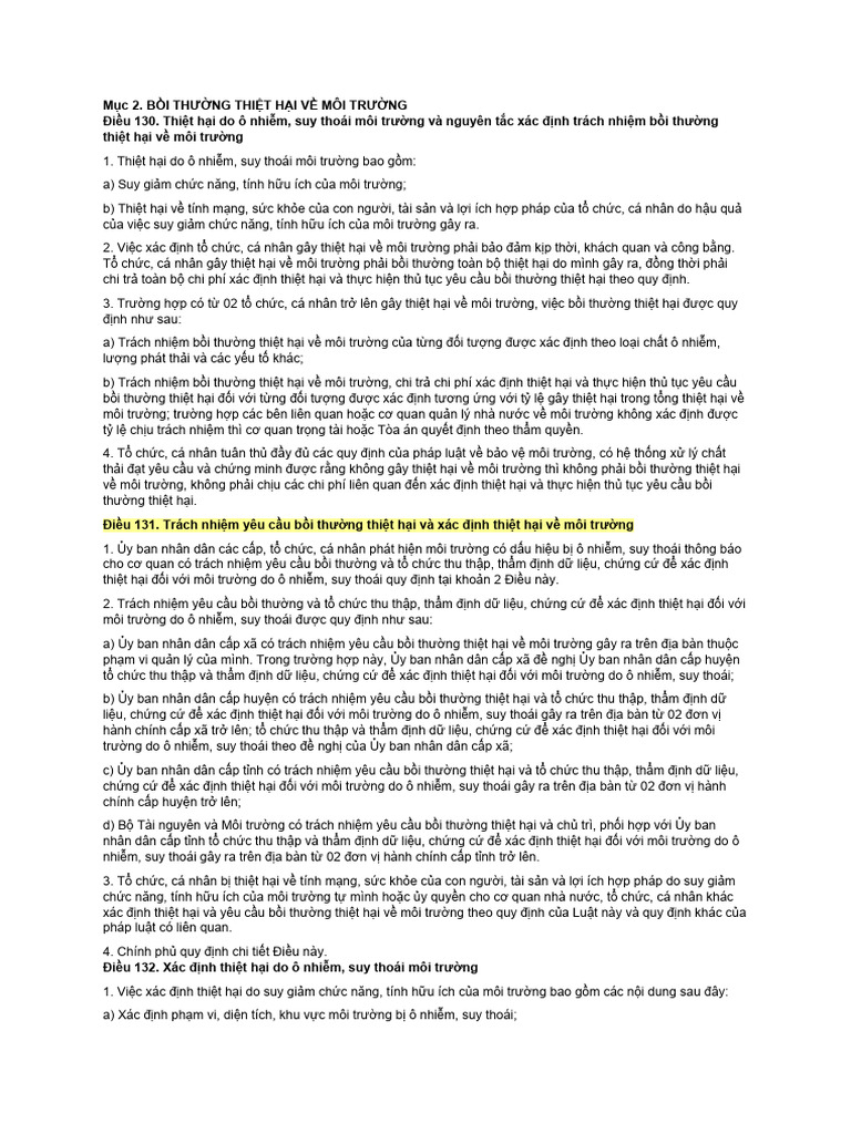 BTTH Môi Trư NG | PDF