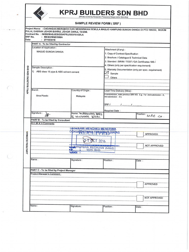 SRF Abs Pipe-05052019152157 | PDF