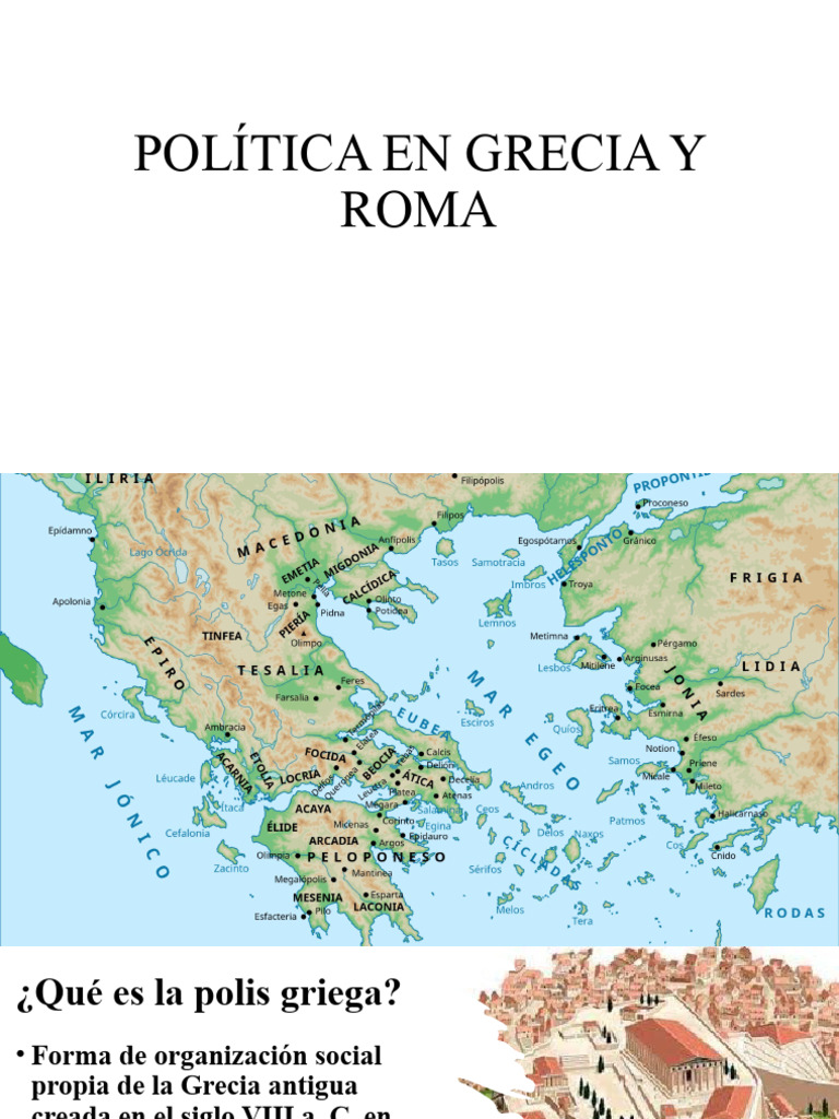 Política en Grecia y Roma | PDF | Esparta | Antigua Grecia