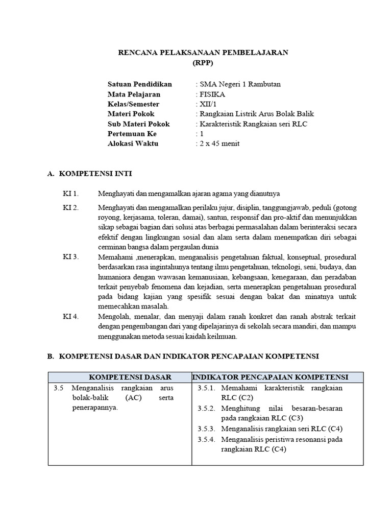 Modul Ajar Fisika - RPP Rangkaian Listrik Arus Bolak Balik Berdiferensiasi Dan Pse - Fase F-1 ...