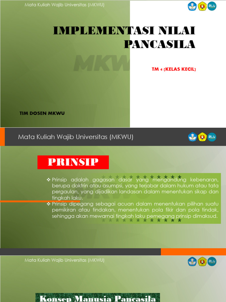 TM 4 IMPLEMENTASI NILAI PANCASILA | PDF