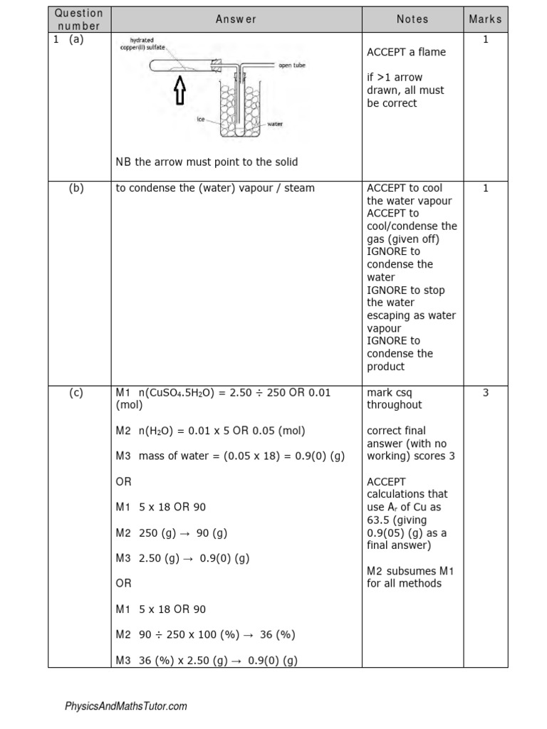 Chemical Formulae, Equations, Calculations 1 MS | PDF | Catalysis ...