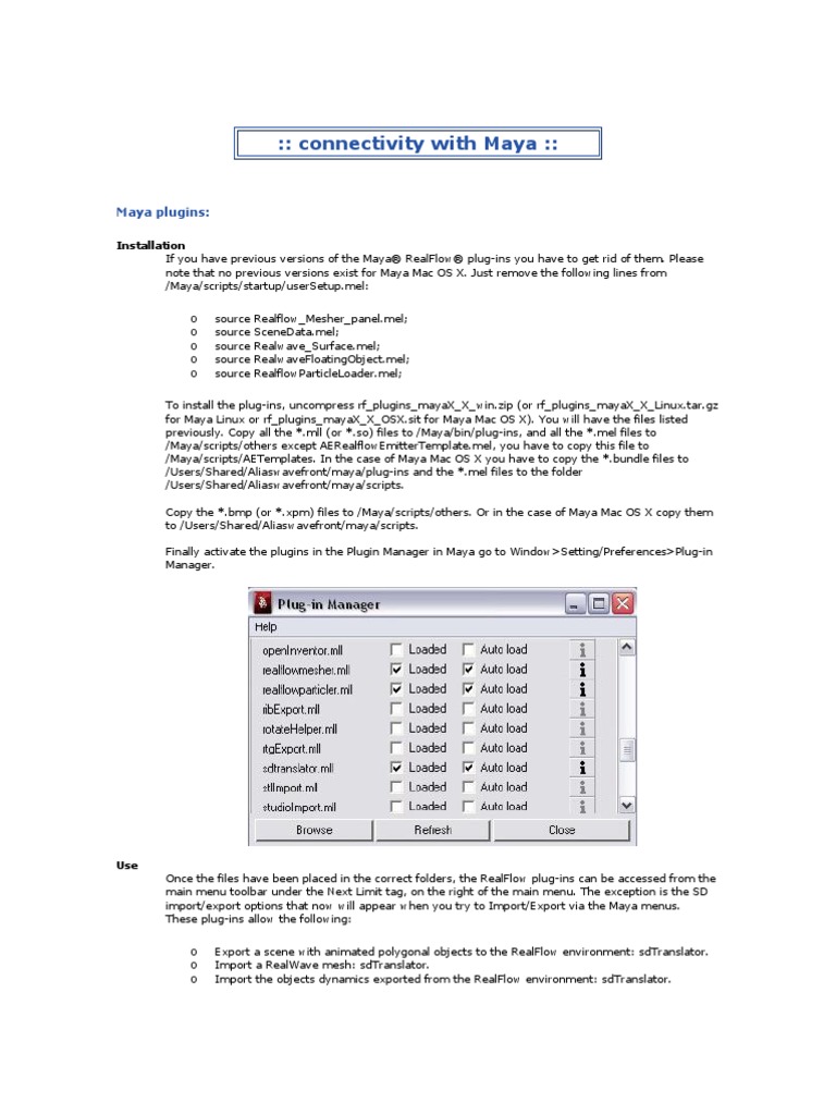 Connectivity With Maya | PDF | Autodesk Maya | Rendering (Computer Graphics)