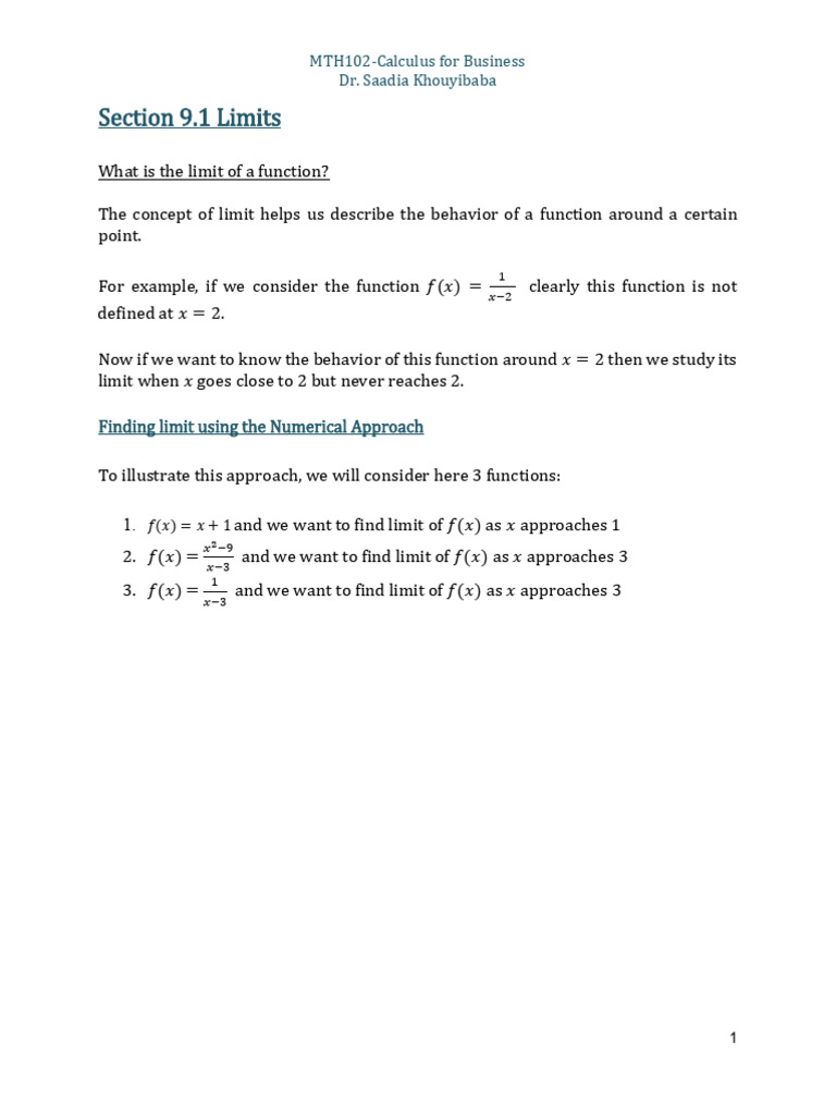 Section 9.1 - Good | PDF | Function (Mathematics) | Abstract Algebra