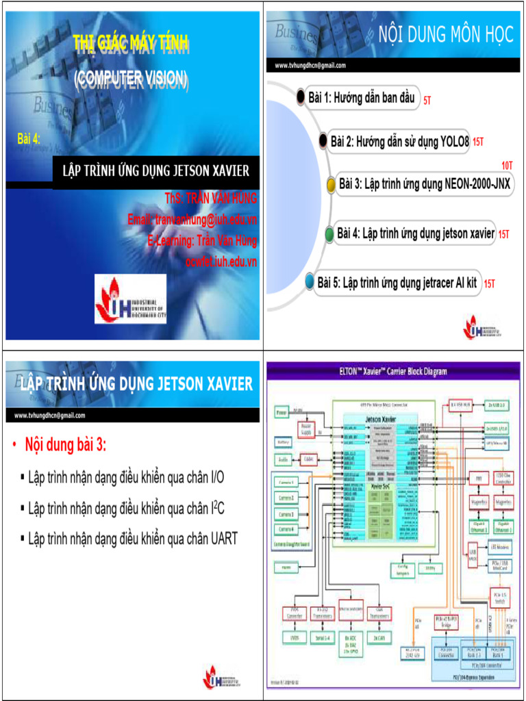 04 - Bai 4 Lap Trinh Ung Dung Jetson Xavier | PDF