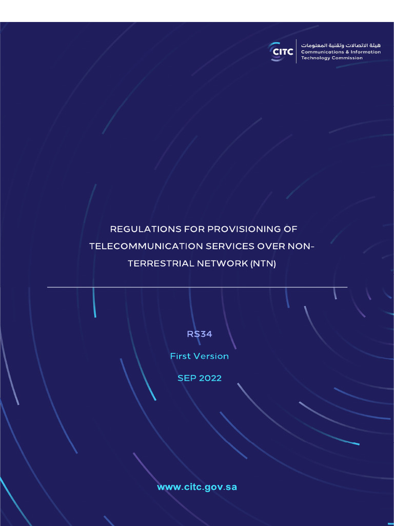 RS34 Ver.1 Regulations For Provisioning of Telecommunication Services ...