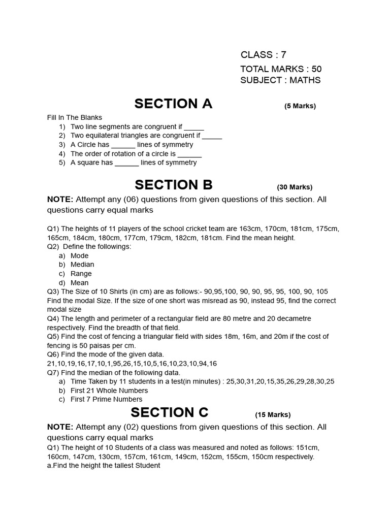 Class 7 Maths-2 | PDF | Euclid | Elementary Geometry