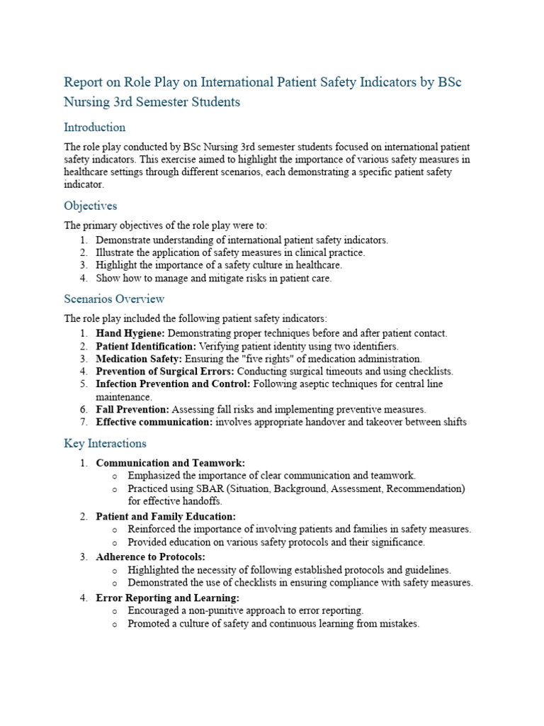 Document (4) Infection Control | PDF | Patient Safety | Patient