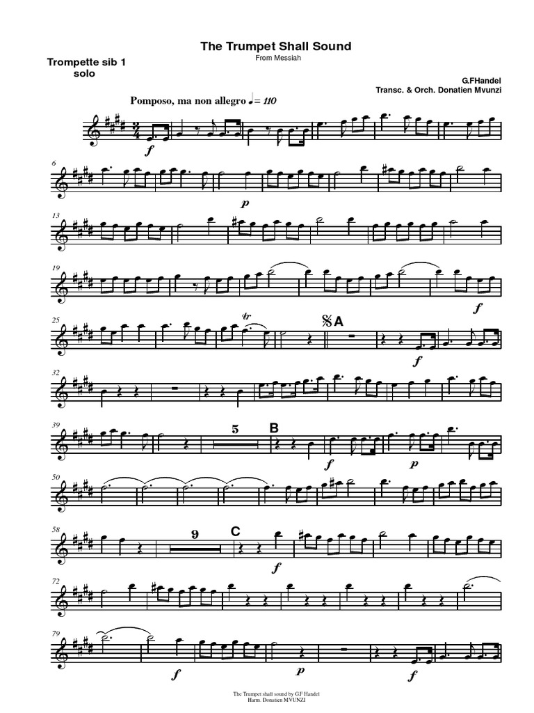 The TRUMPET Trompette 1 Solo | PDF