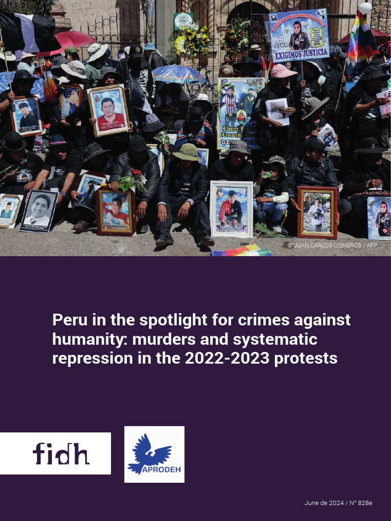 Peru in The Spotlight For Crimes Against Humanity: Murders and ...