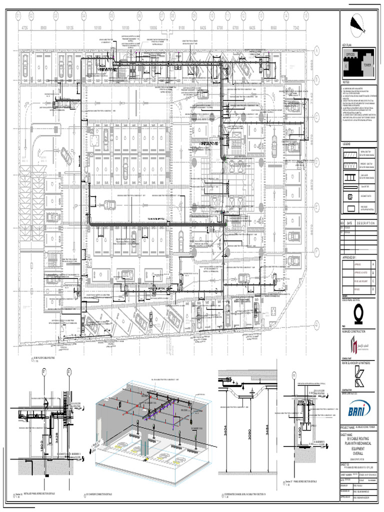 E-5113 - b5 Cable Routing Plan With Mechanical Equipment Overall | PDF ...
