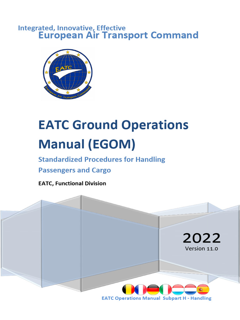 EATC Ground Operations Manual 2022 Public | PDF | Baggage | Aviation