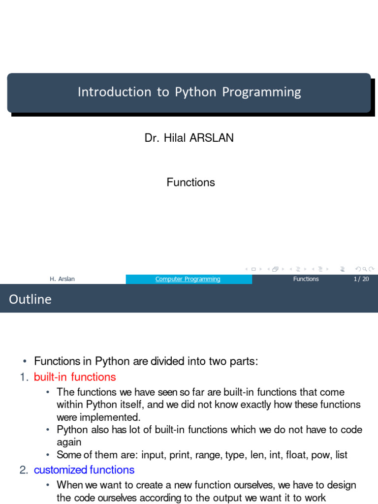 Week 10 Functionslec Pdf Parameter Computer Programming Scope Computer Science 8837