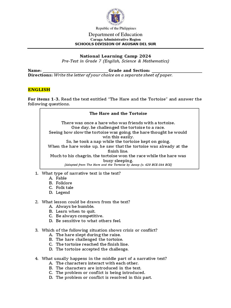 Grade 7 Test (60 Items) | PDF | Force | Greenhouse Effect