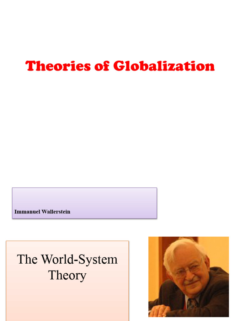 Theories of Globalization | PDF | World Systems Theory | Economies