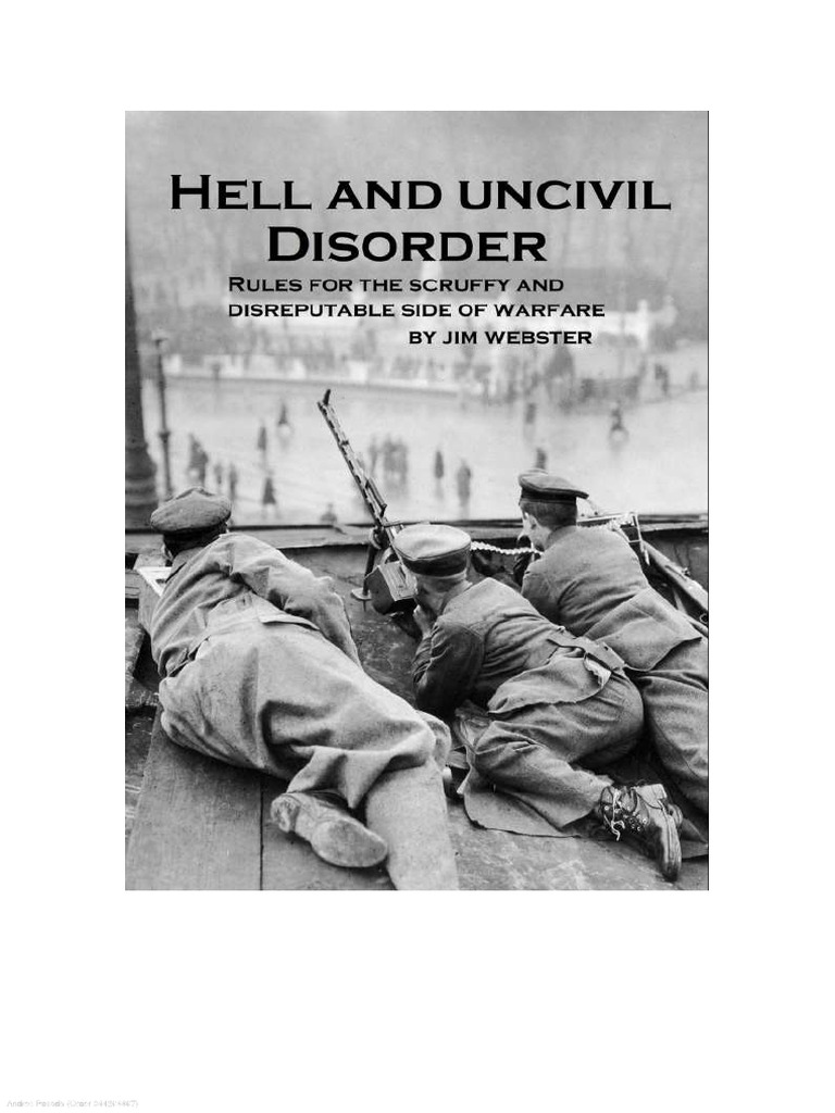 Uncivil War: Tactical Gameplay Rules | PDF | Infantry | Firearms