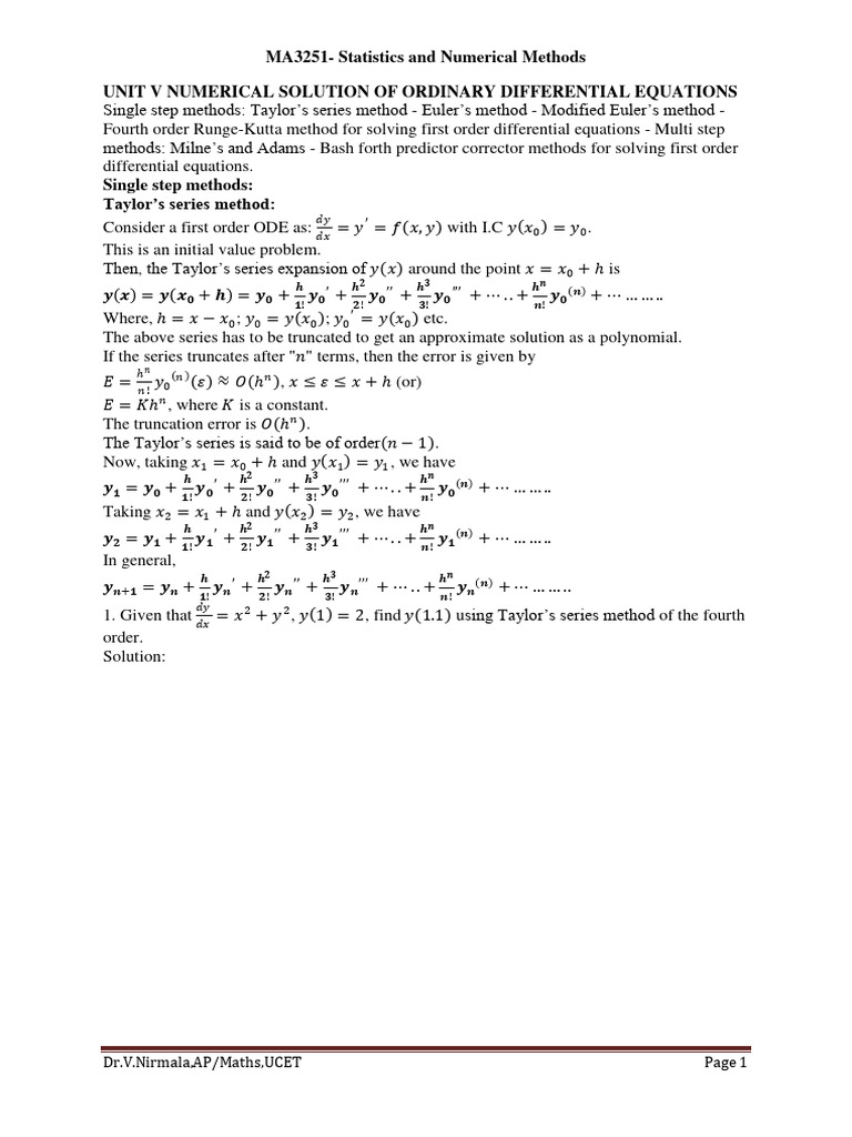 MA3251 Unit 5 | PDF | Algorithms | Mathematical Concepts