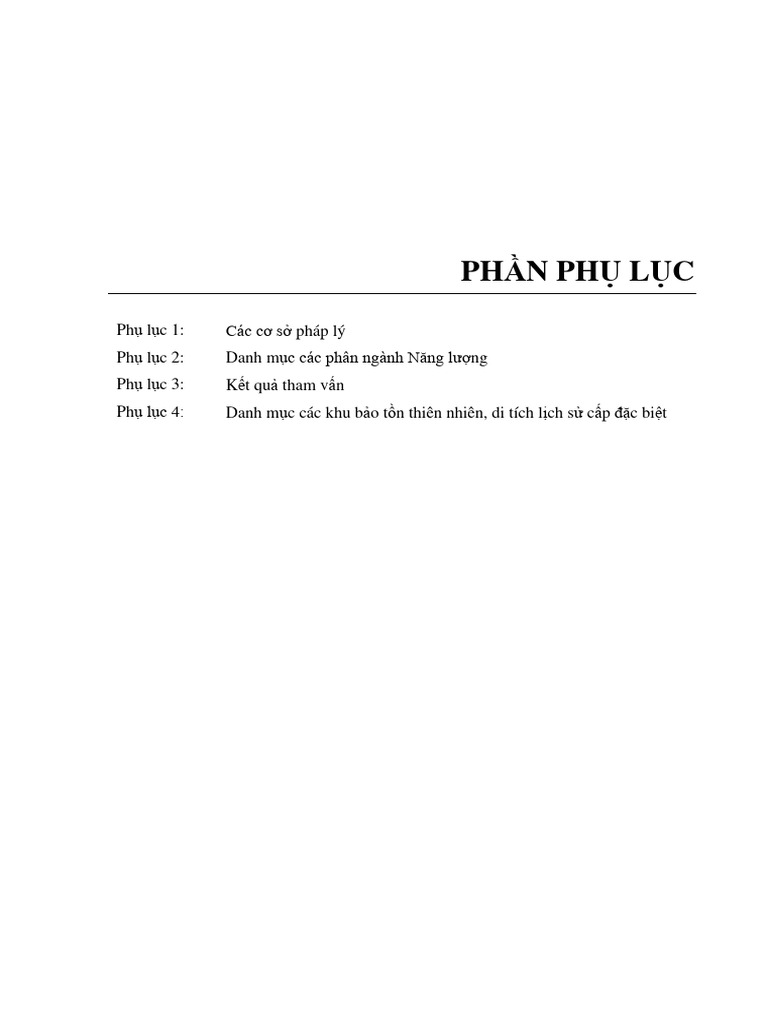 Phu Luc | PDF