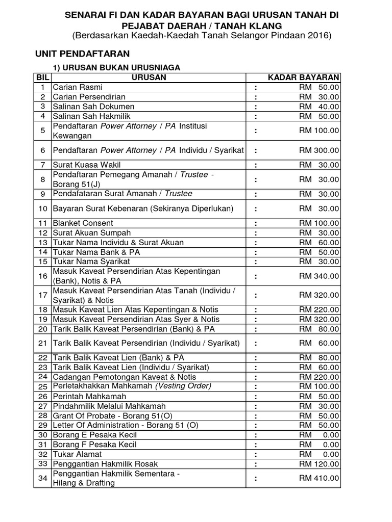Fi - Dan - Bayaran - Pendaftaran - Update - 2019 PTG Klang | PDF