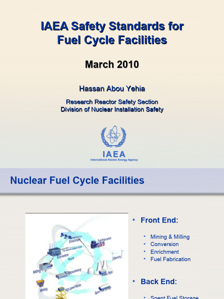 IAEA Safety Standards - Fuel Cycle Facilities | PDF | Enriched Uranium ...
