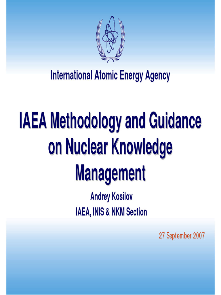 IAEA Methodology Guidance | Download Free PDF | International Atomic Energy Agency | Nuclear Power