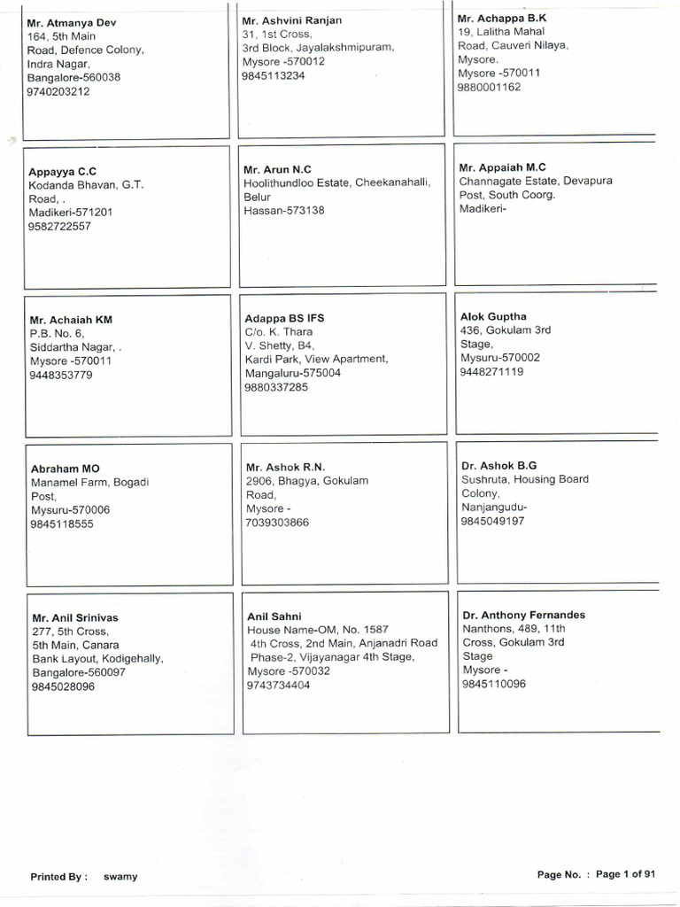 Address Stickers | PDF