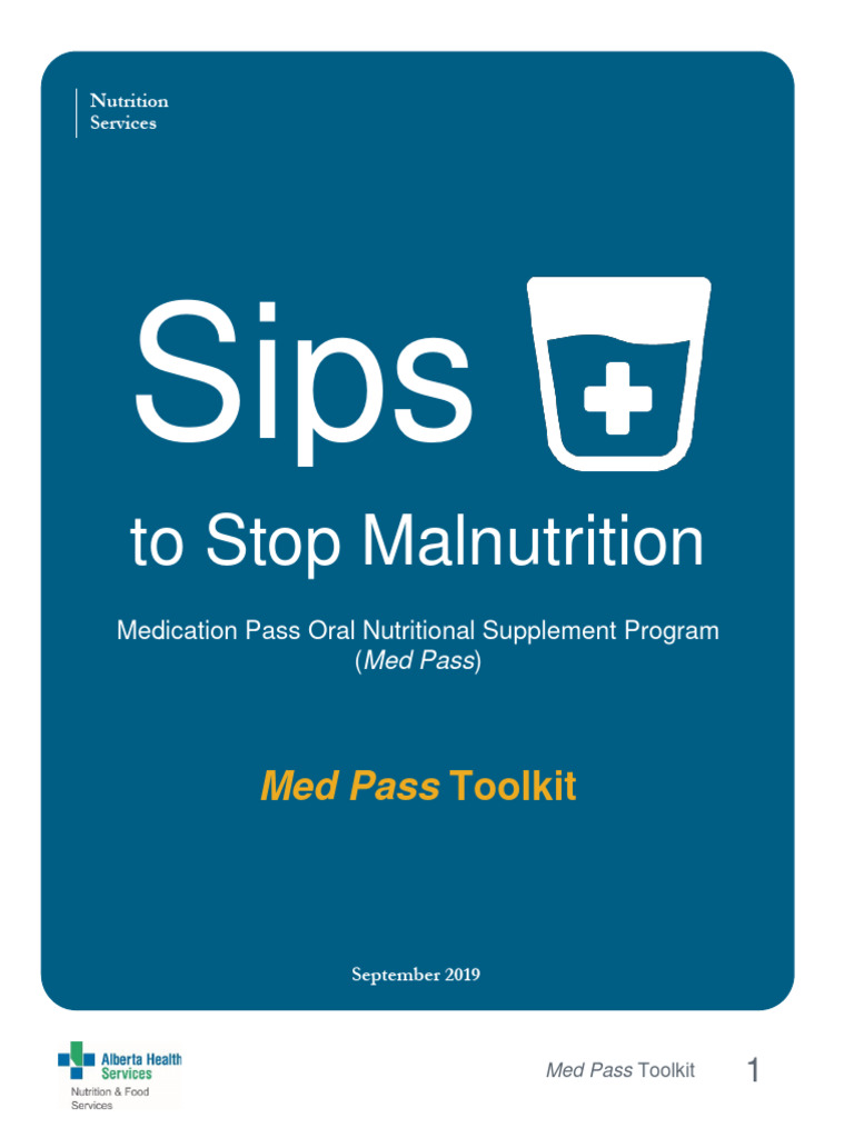 If Nfs Med Pass Toolkit | PDF | Patient | Dietitian