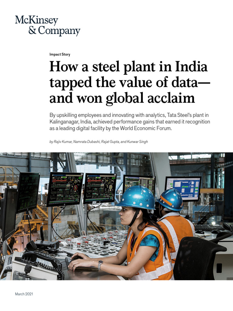 Tata Steel and Mckinsey CASE STUDY | Download Free PDF | Analytics ...