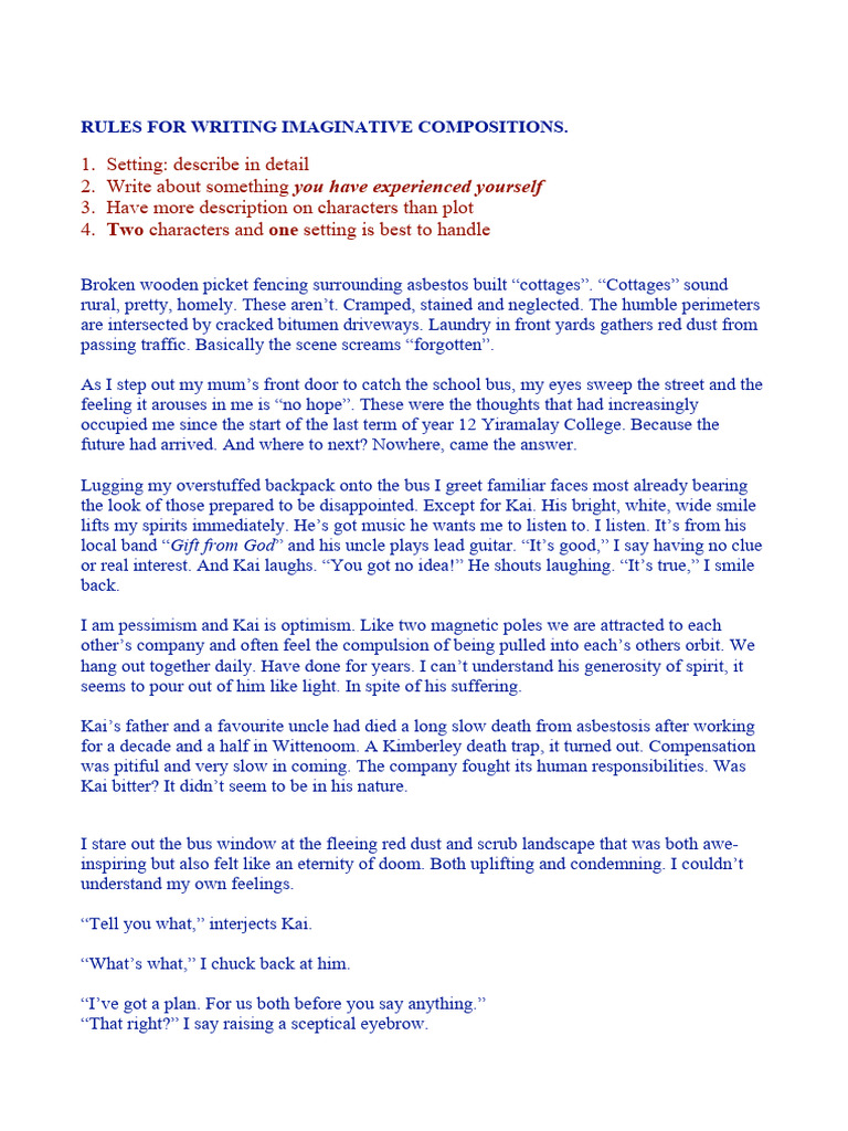 Imaginative Short Story | PDF