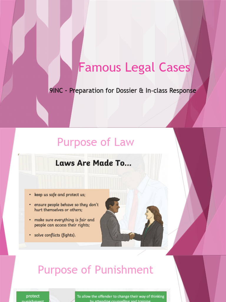 9INC Famous Legal Case Preparation Brief 2 | PDF | Justice | Crime ...