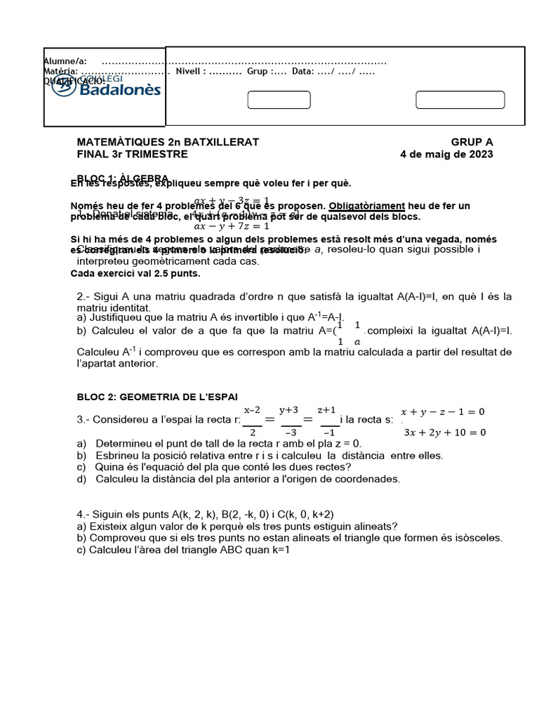 Final - 3r - Trim - 22 - 23 2 | PDF