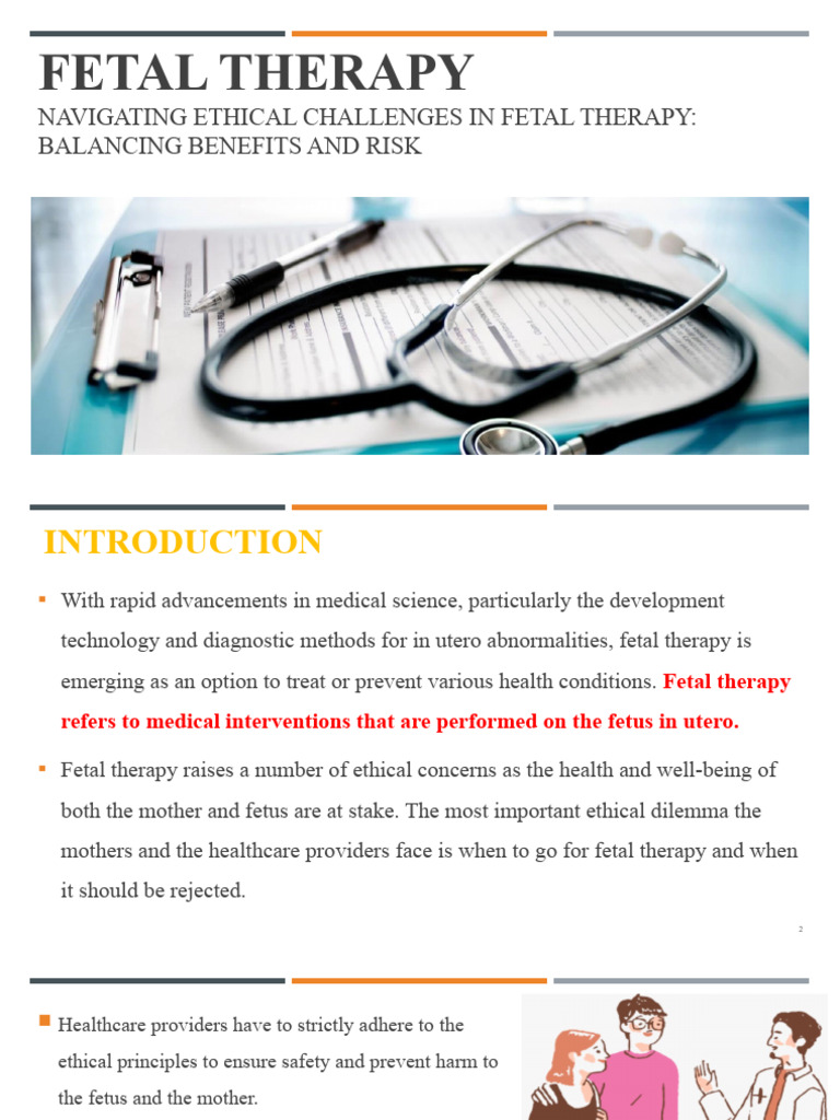 Ethical Dilemmas in Fetal Therapy | PDF | Fetus | Abortion