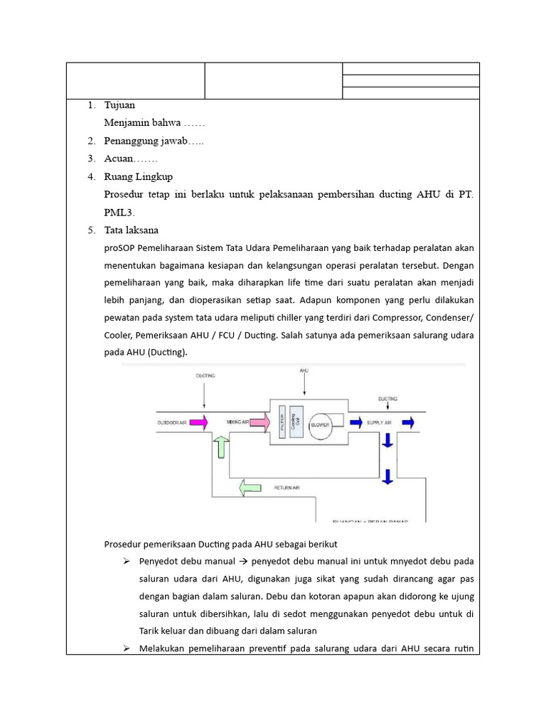AHU | PDF | Teknologi & Rekayasa